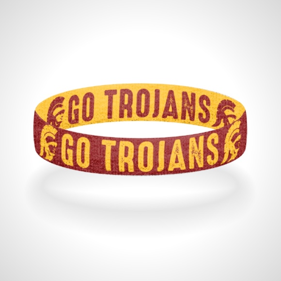 Jewelry | Reversible Usc Go Trojans Bracelet Wristband | Poshmark